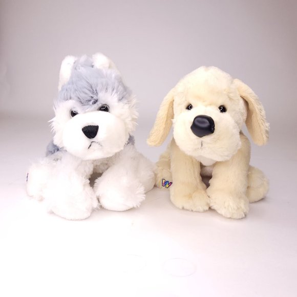 Toys | Ganz Tan Gray Dog Stuffed Animal Bundle | Poshmark